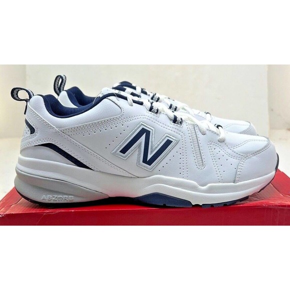 New Balance | Shoes | New Balance White Navy Blue Crosstrainers ...